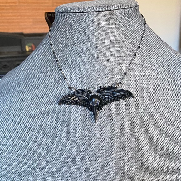 Couture Beginnings | Jewelry | Gothic Black Crow Raven Choker Necklace ...